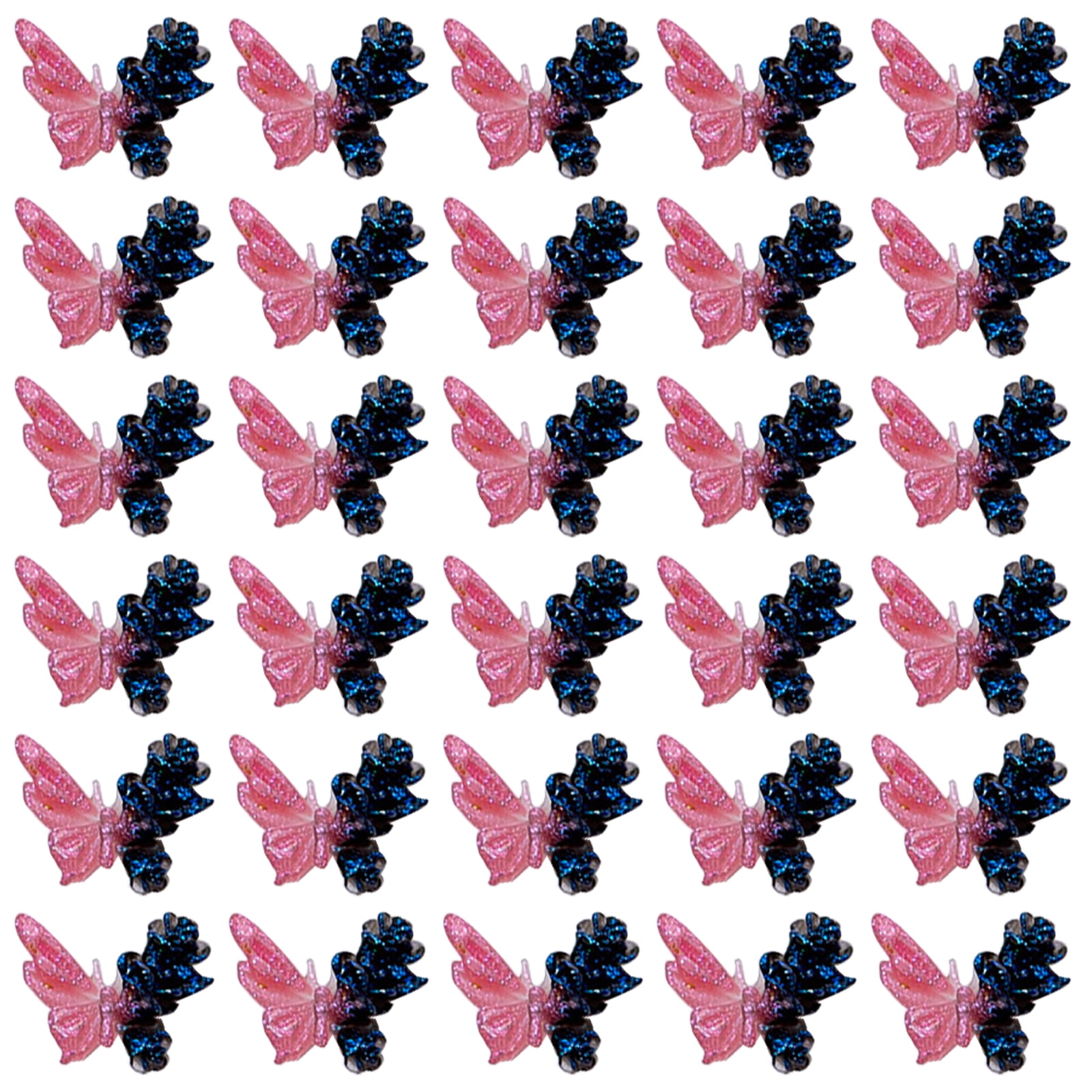 5 Packs 3D Butterfly Nails Art Charms for Jewelry Making Colorful Resin ...