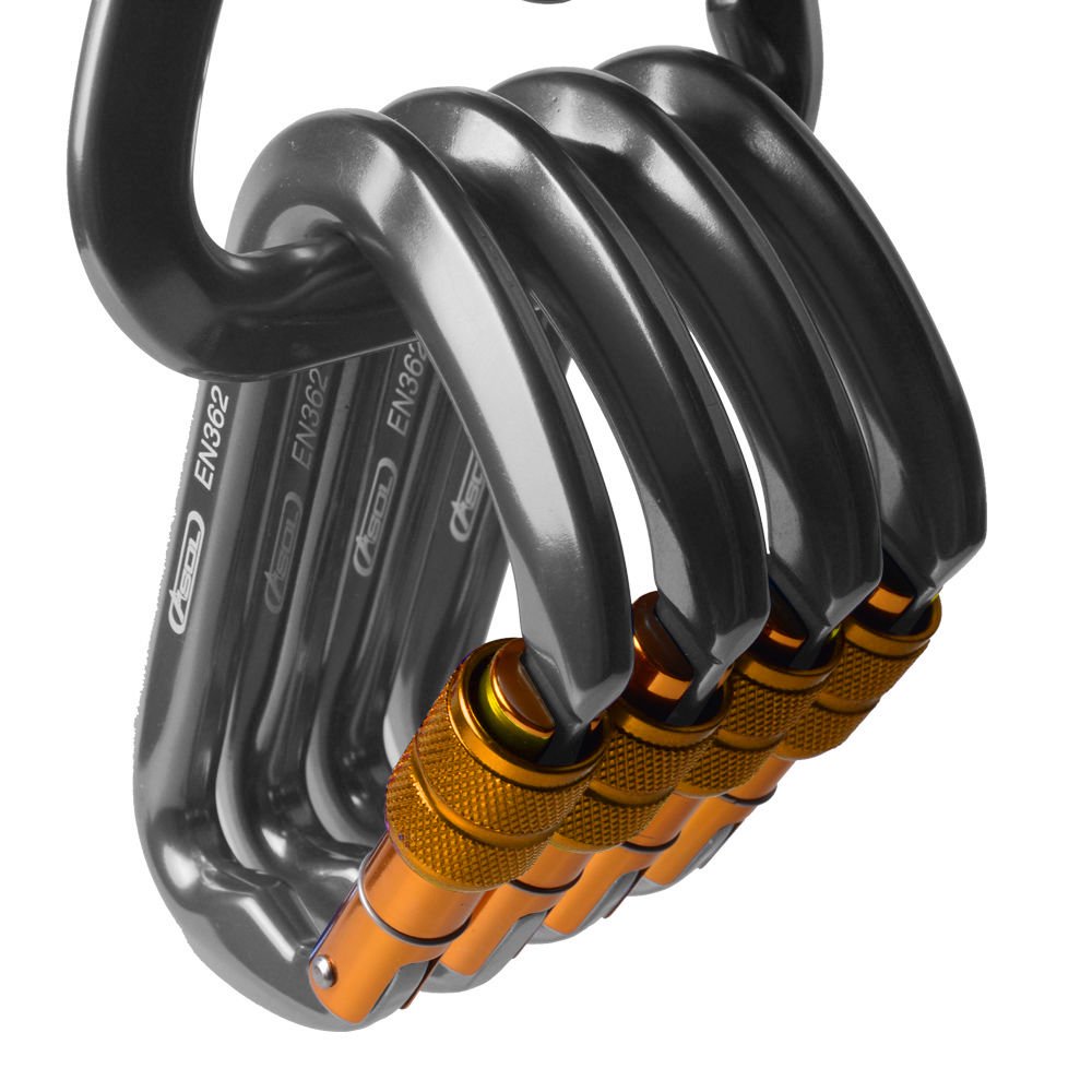 Lindmeyers 10X Multicolor Carabiners, Camping Spring Snap Clip Key ...