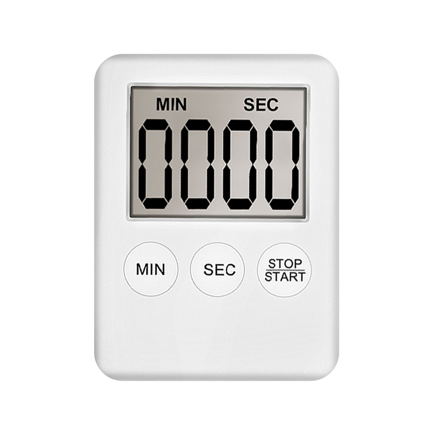 5 Packs Digital Kitchen Timer Magnetic LCD Countdown Alarm Clock for ...
