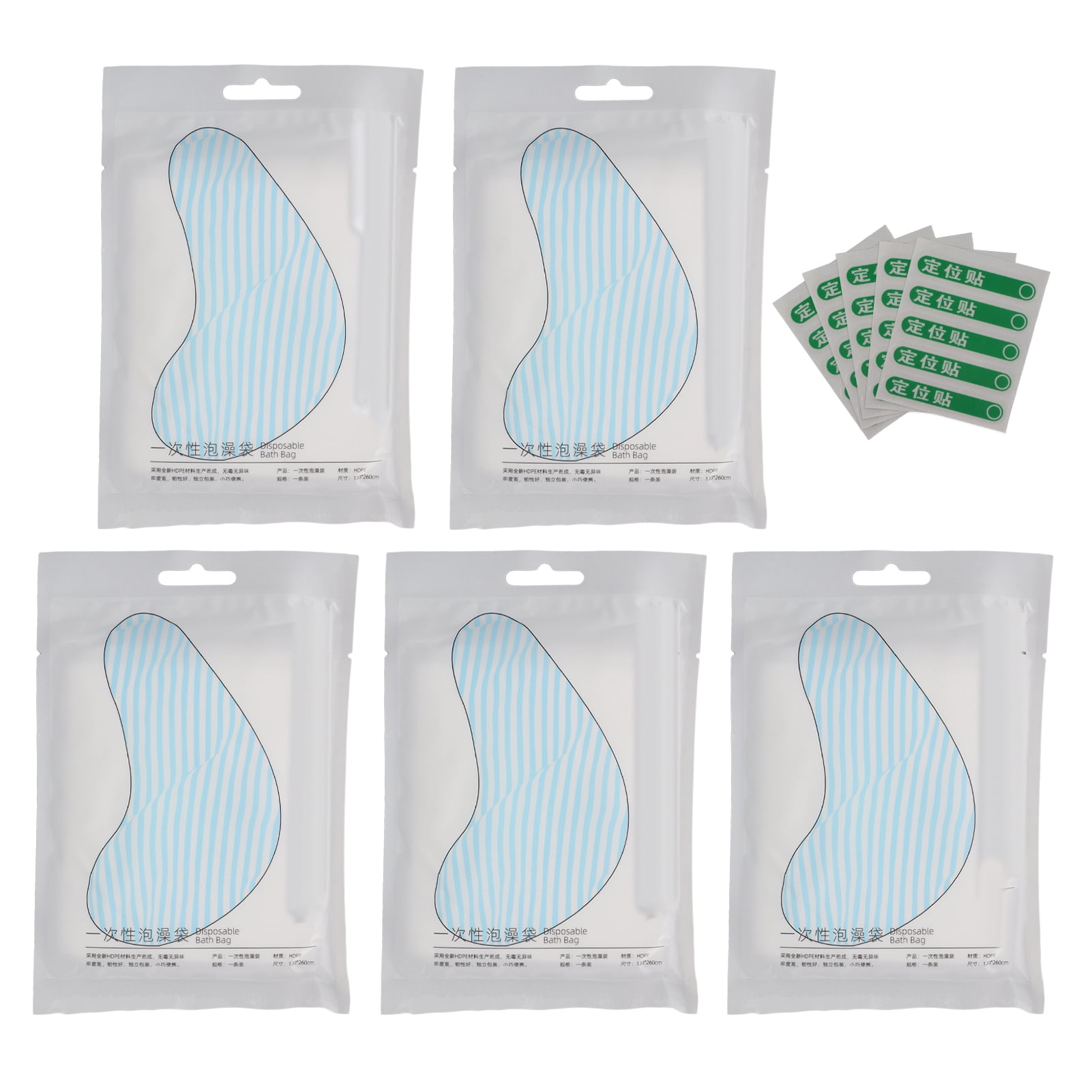 5 Packs Disposable Bathtub Cover Liner - 47x102in Large Size for Home ...