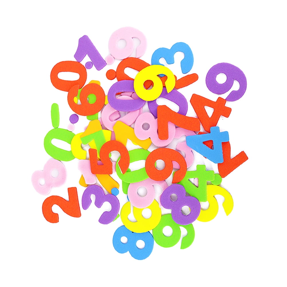 5 Packs Foam Numbers Stick on Sponge Stickers Child - Walmart.com