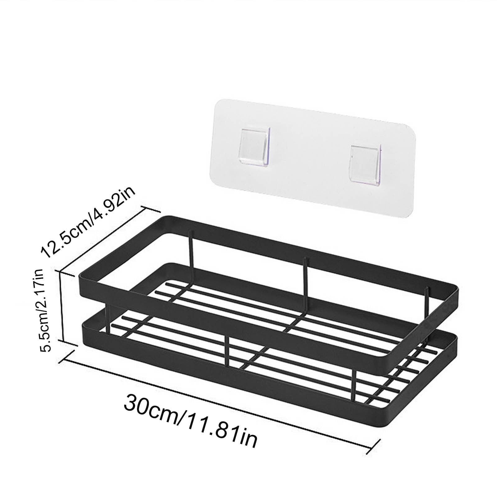 5 Packs Kitchen Spice Rack Wall Mounted Metal Storage Shelf for Spice ...