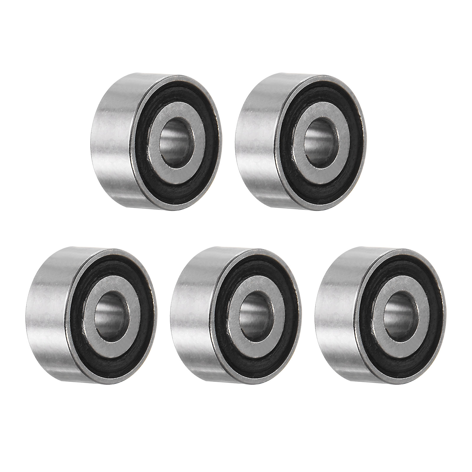 5 Packs MR62-2RS Deep Groove Ball Bearings 2x6x2.5mm Chrome Steel ...
