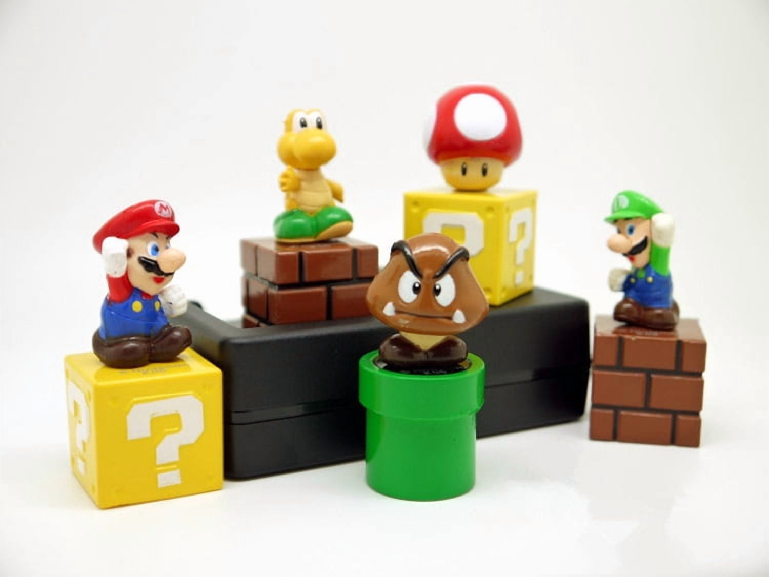 5 Packs Mario Toys Bros Super Mary Princess, Turtle, Mushroom ...
