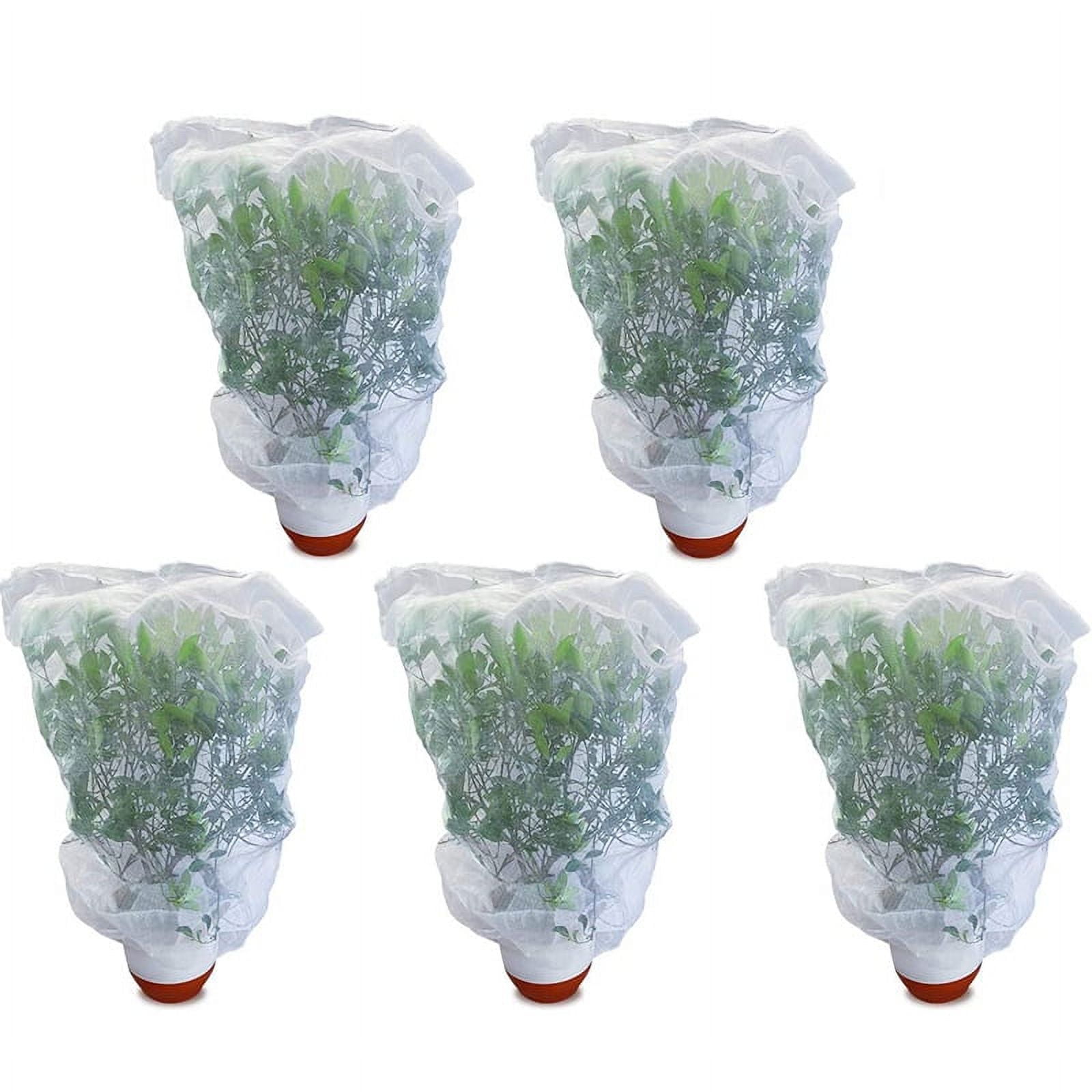5 Packs Of Garden Plant Protection Nets with Rope, Tomato Protective ...