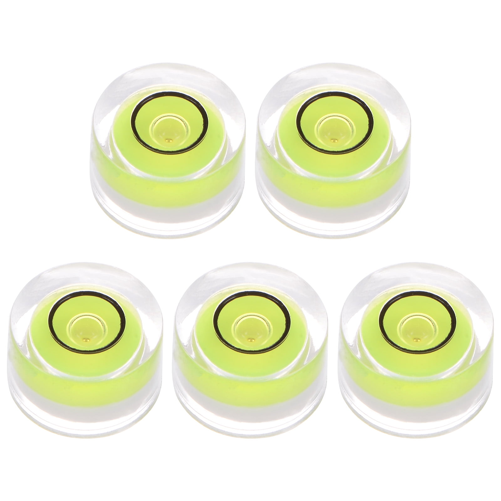 5 Packs Round Bubble Level 10x6mm Mini Circular Bullseye Spirit Levels ...