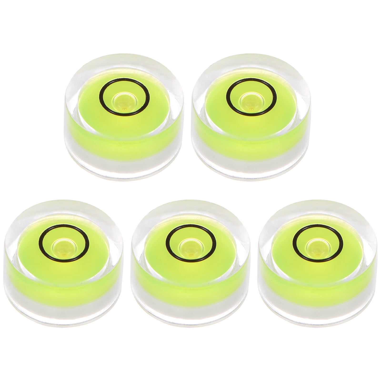 5 Packs Round Bubble Level 12x6mm Mini Circular Bullseye Spirit Levels ...