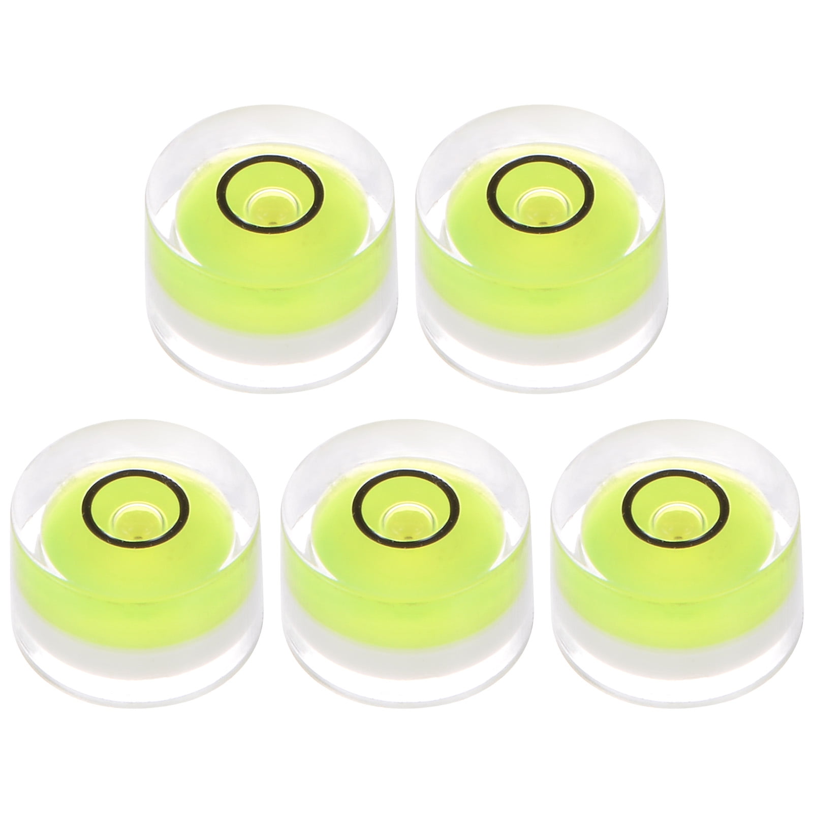 5 Packs Round Bubble Level 12x7.5mm Mini Circular Bullseye Spirit ...