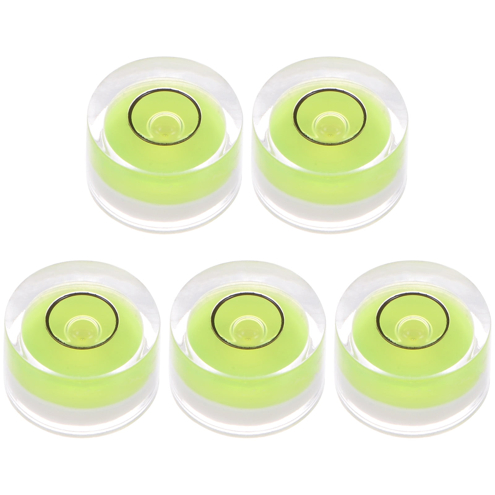 5 Packs Round Bubble Level 12x7mm Mini Circular Bullseye Spirit Levels ...