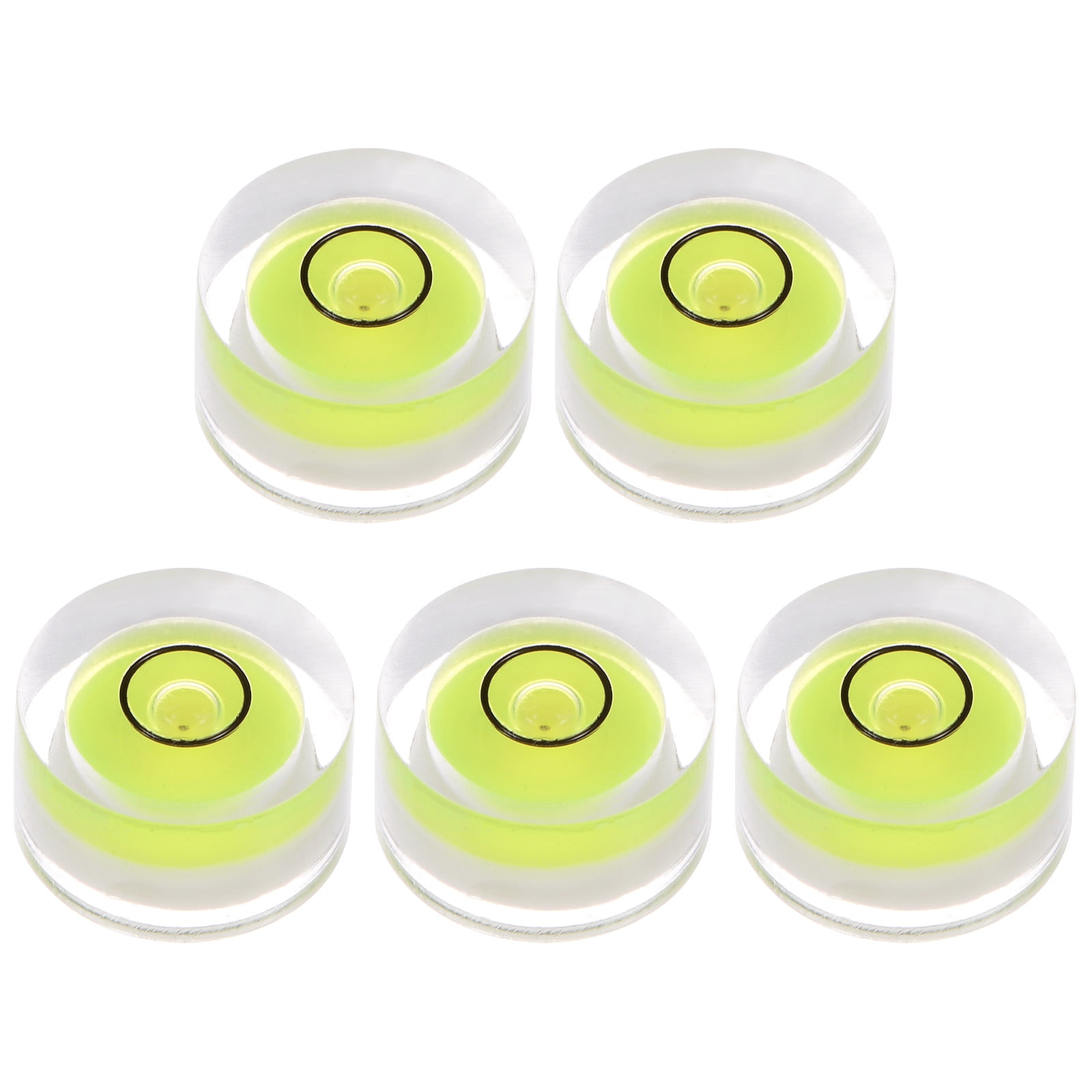 5 Packs Round Bubble Level 13x7mm Mini Circular Bullseye Spirit Levels ...