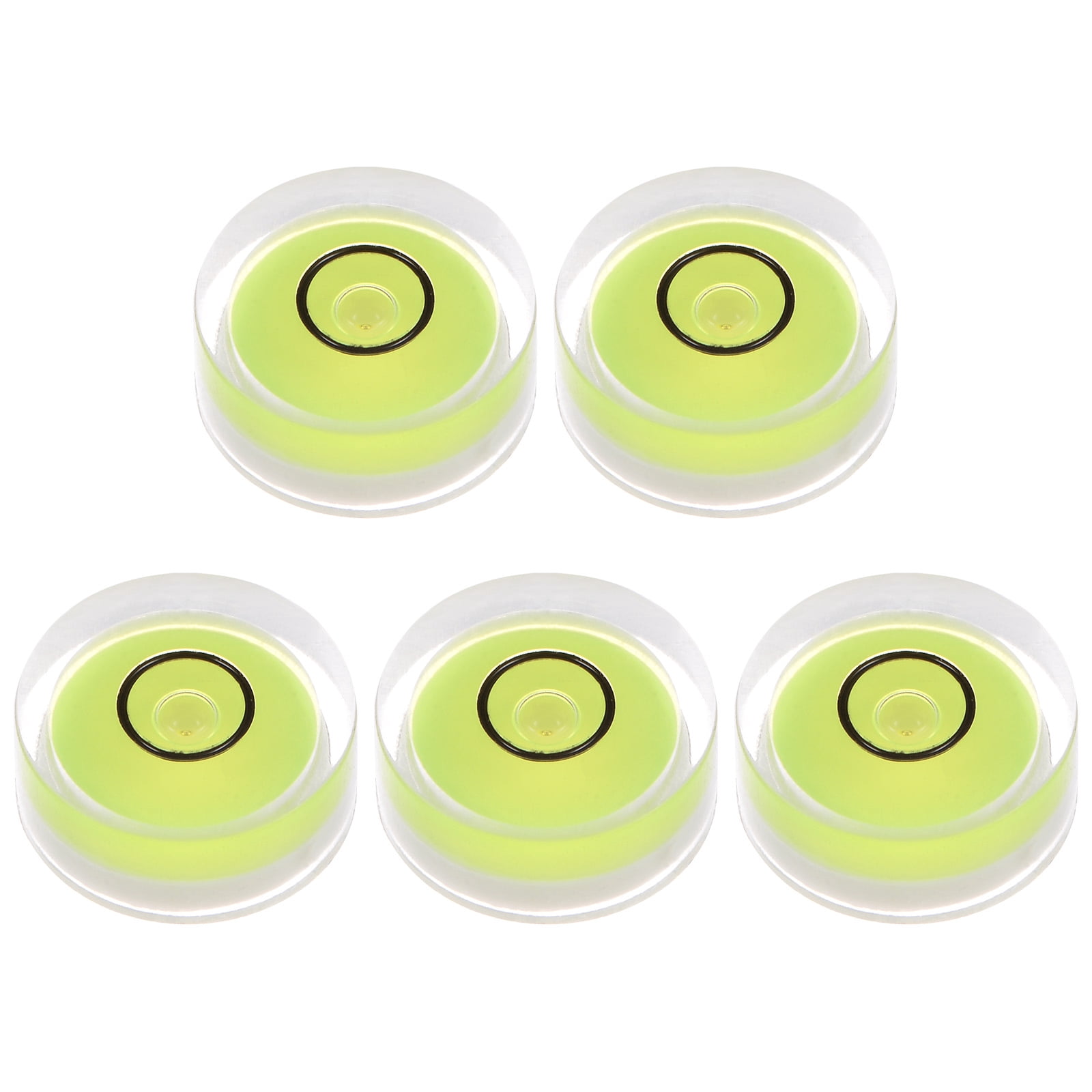 5 Packs Round Bubble Level 15x6mm Mini Circular Bullseye Spirit Levels ...