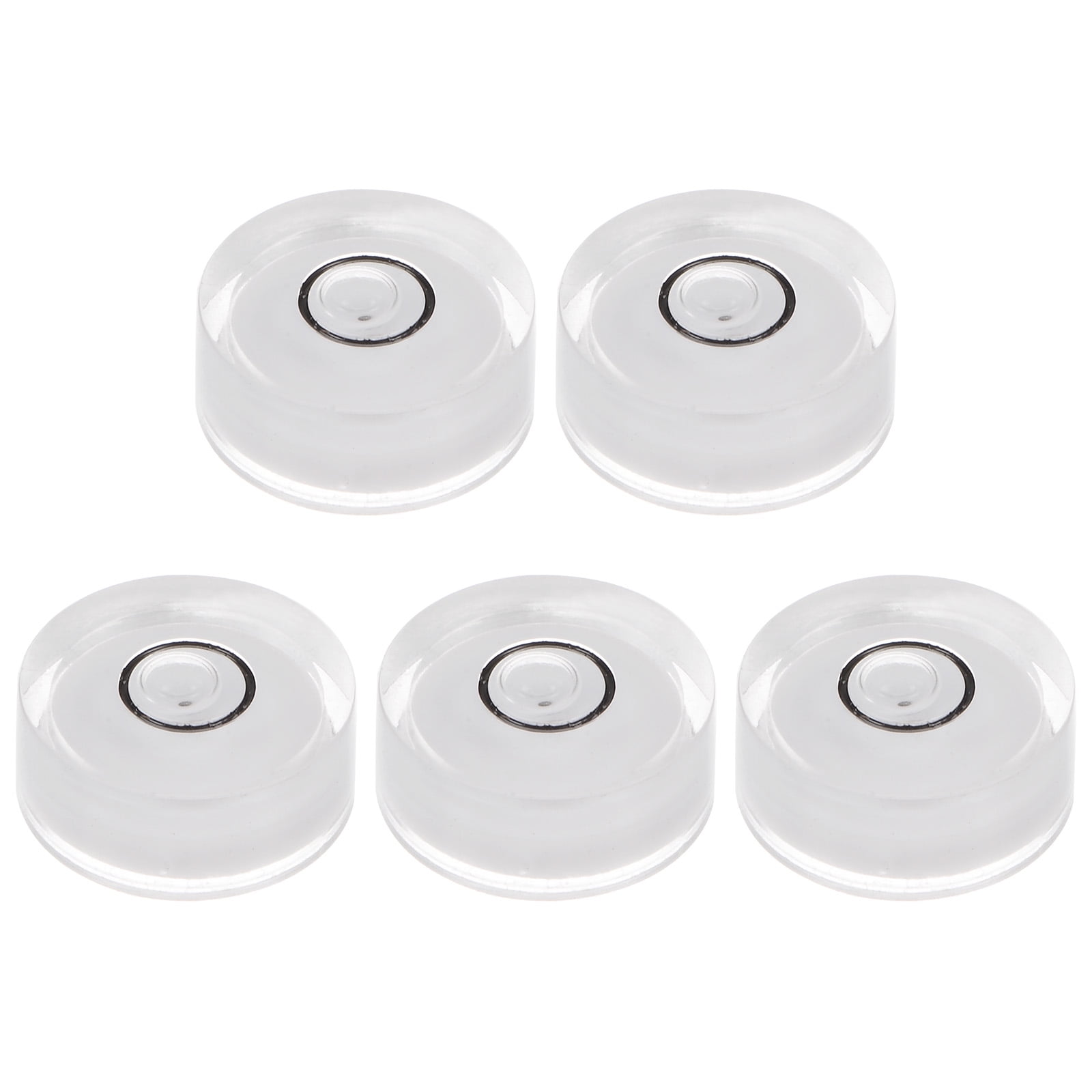 5 Packs Round Bubble Level 15x6mm Mini Circular Bullseye Spirit Levels ...