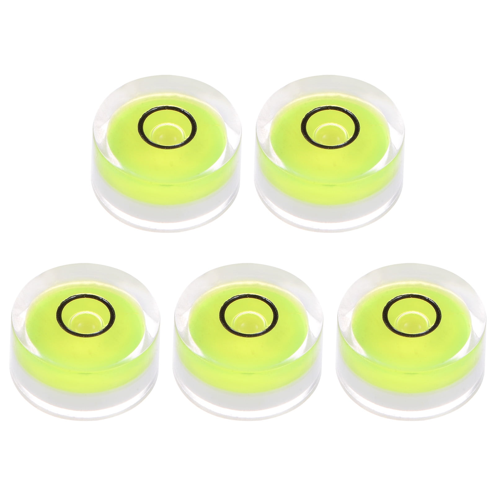 5 Packs Round Bubble Level 18x9mm Mini Circular Bullseye Spirit Levels ...