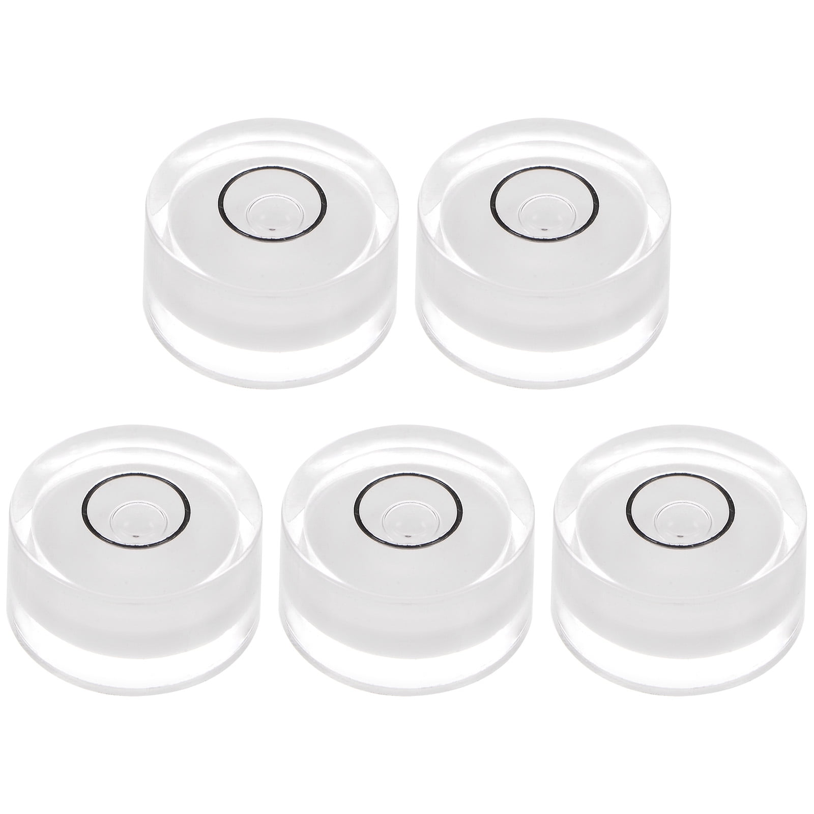 5 Packs Round Bubble Level 19x10mm Mini Circular Bullseye Spirit Levels ...