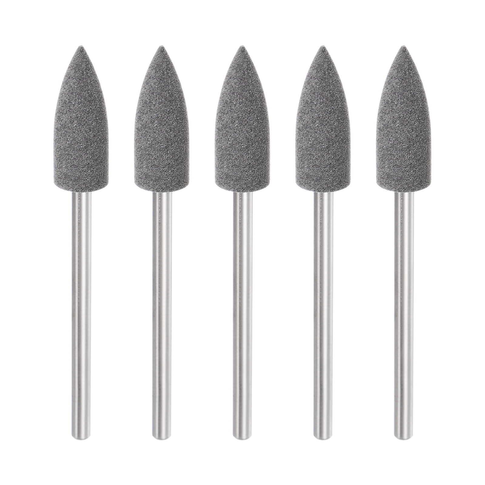 5 Packs Rubber Polishing Bit Silicone Buffing Wheels 120 Grit 6mm Dia ...