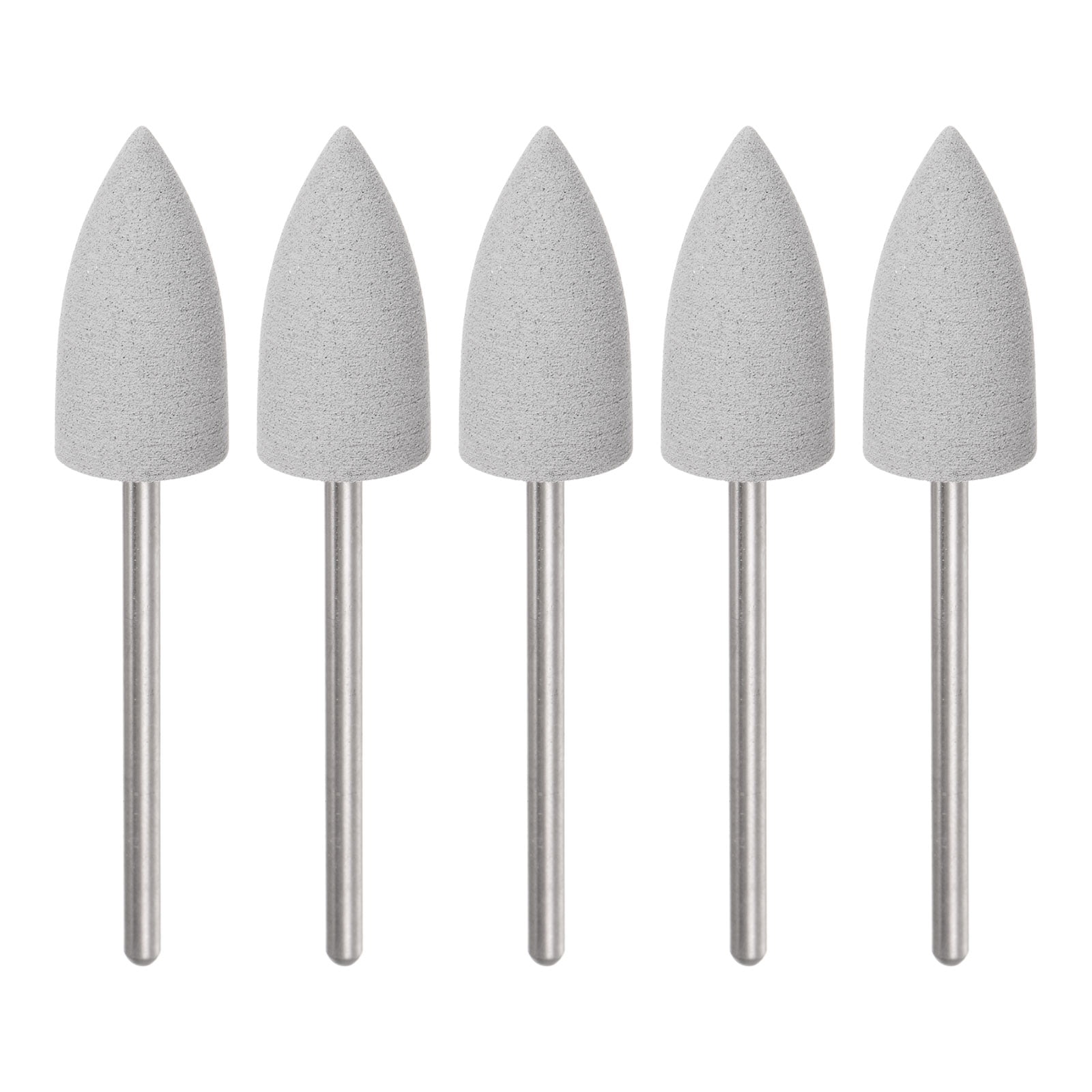 5 Packs Rubber Polishing Bit Silicone Buffing Wheels 150 Grit 10mm Dia ...