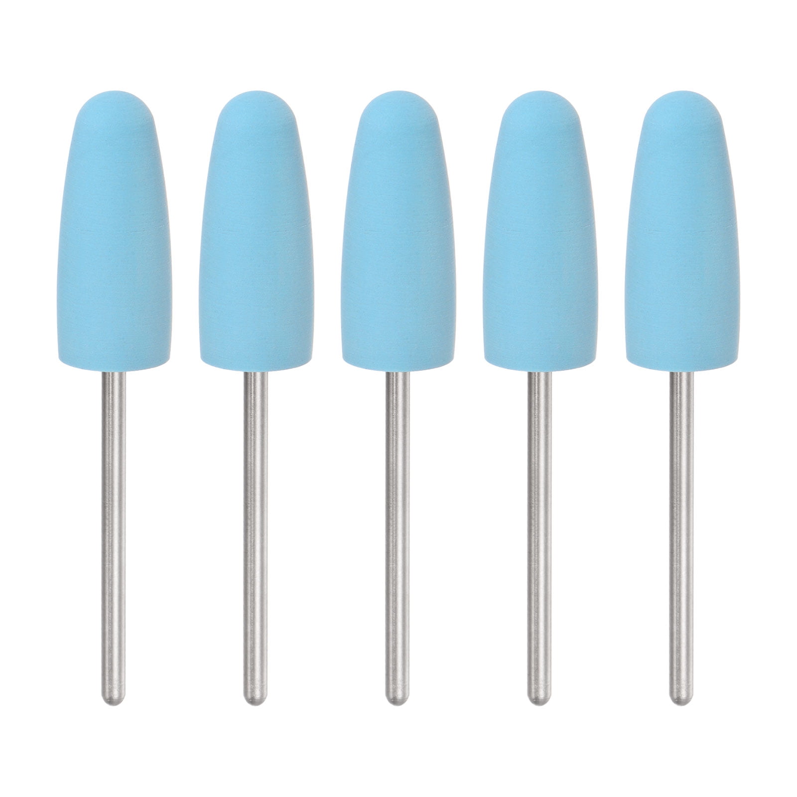 5 Packs Rubber Polishing Bit Silicone Buffing Wheels 600 Grit 10mm Dia ...