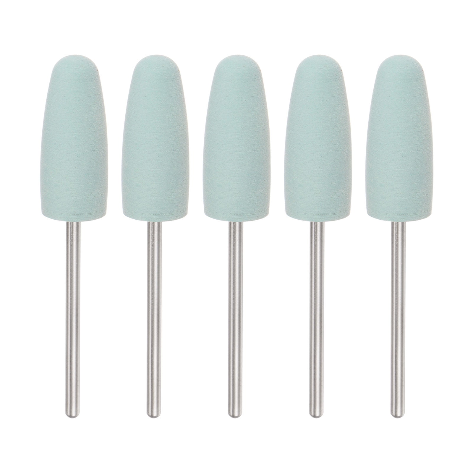 5 Packs Rubber Polishing Bit Silicone Buffing Wheels 800 Grit 10mm Dia ...