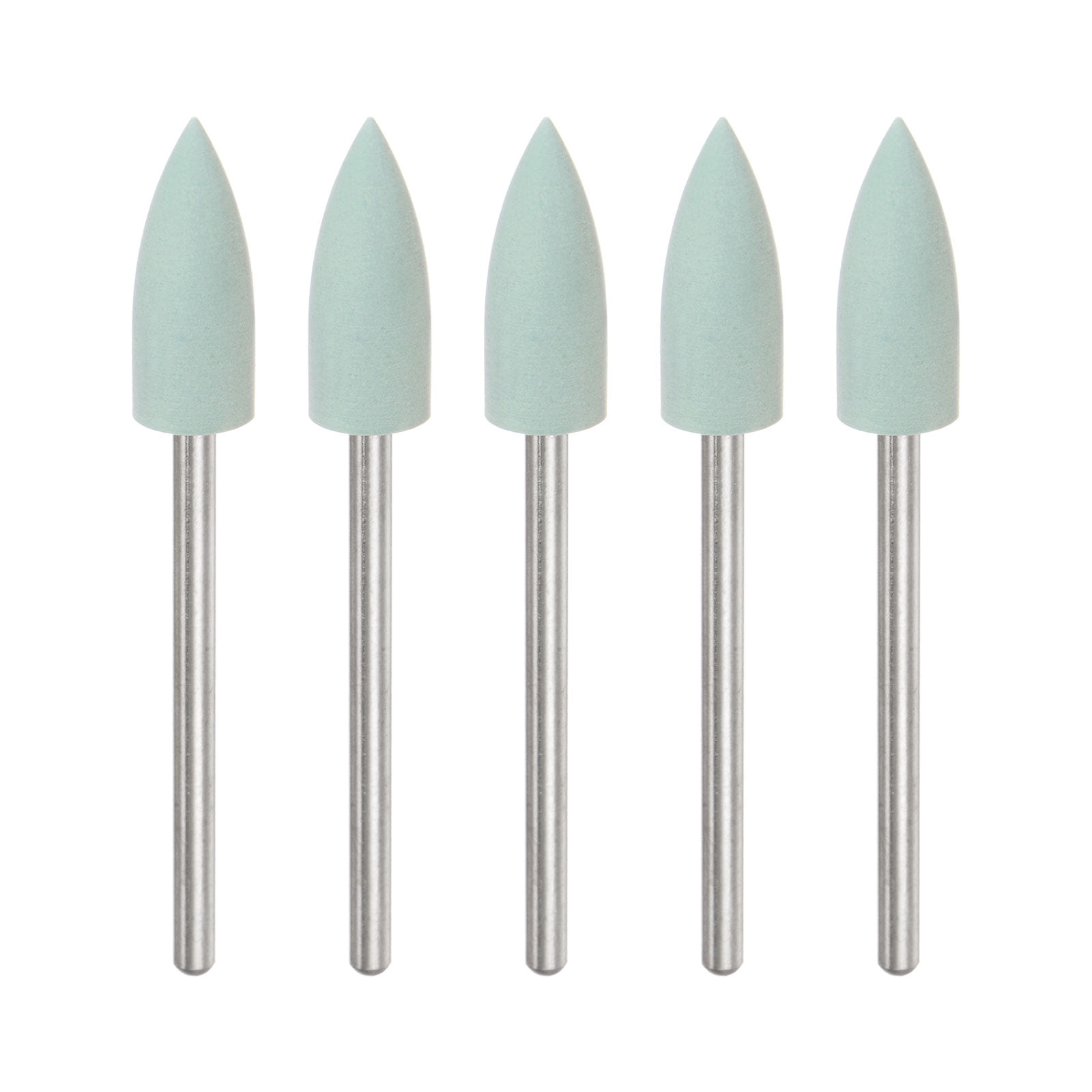 5 Packs Rubber Polishing Bit Silicone Buffing Wheels 800 Grit 6mm Dia ...