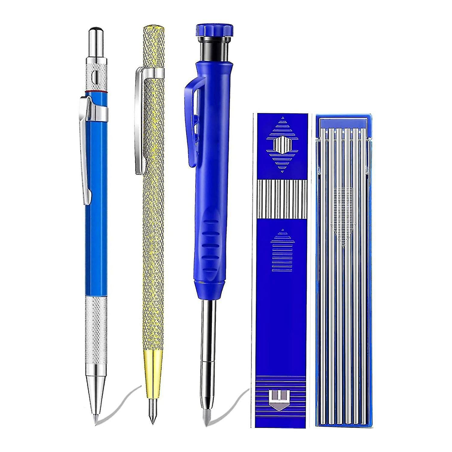 5 Packs Silver Streak Welders Pencil Set With Carbide Scriber Tool ...