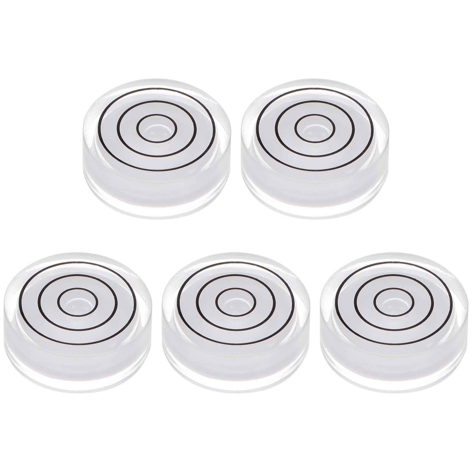 5 Packs Small Circular Bubble Levels 32x12mm Mini Round Bullseye Spirit ...