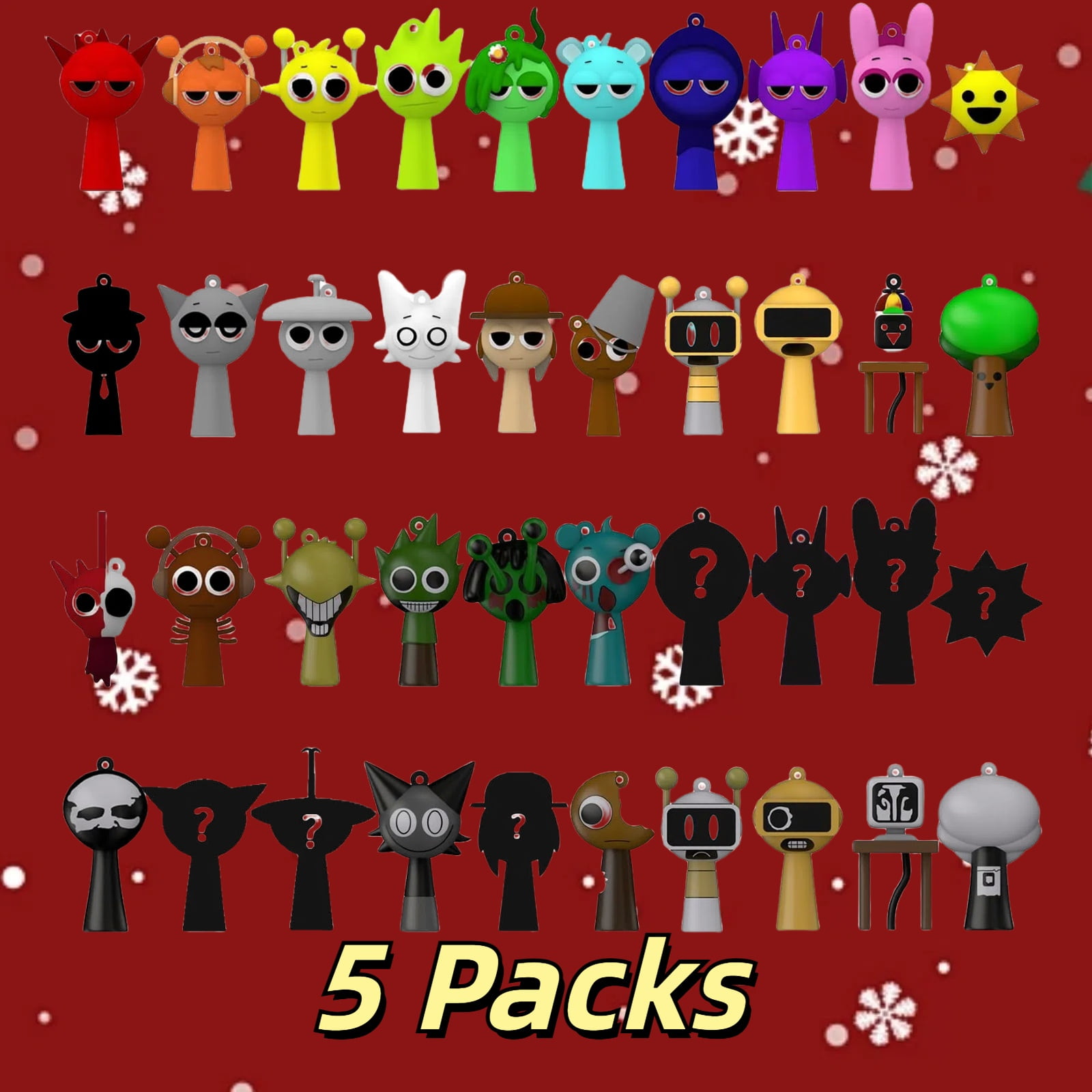 5 Packs Sprunki Incredibox Blind Box: A Thrilling Surprise for Game ...