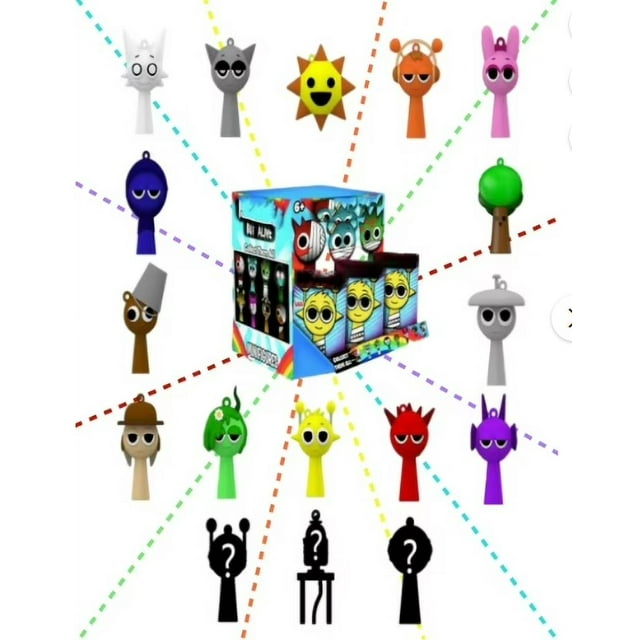 5 Packs Sprunki-MysteryBox: Unbox the Adventure, Collect Popular Game ...