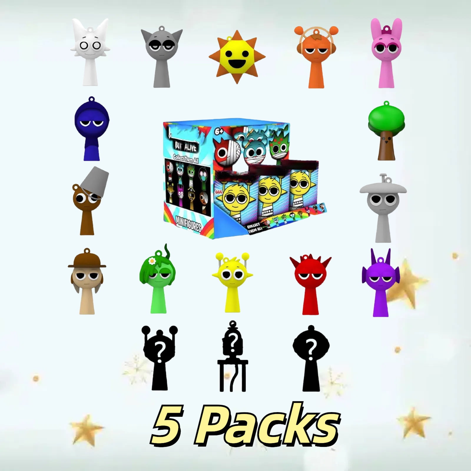 8 Packs Sprunki Toy Mystery Box Blind Box Sprunki Toys Blind Box The Gift of Surprise Ideal for Birthdays Christmas and Any Special Occasion Game Fans Will Love It. Walmart