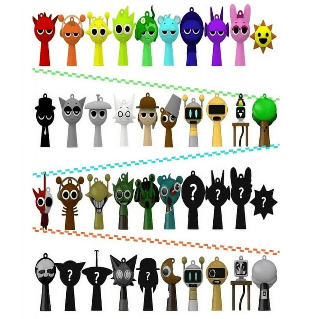 5 Packs Sprunki Toy Mystery Box Incredibox Sprunki Toys Blind Box: The ...