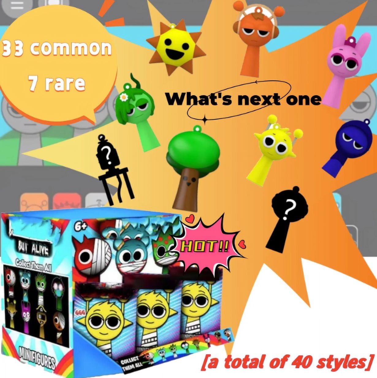 5 Packs Sprunki Toy Mystery Box Incredibox Sprunki Toys Box: A Gift ...