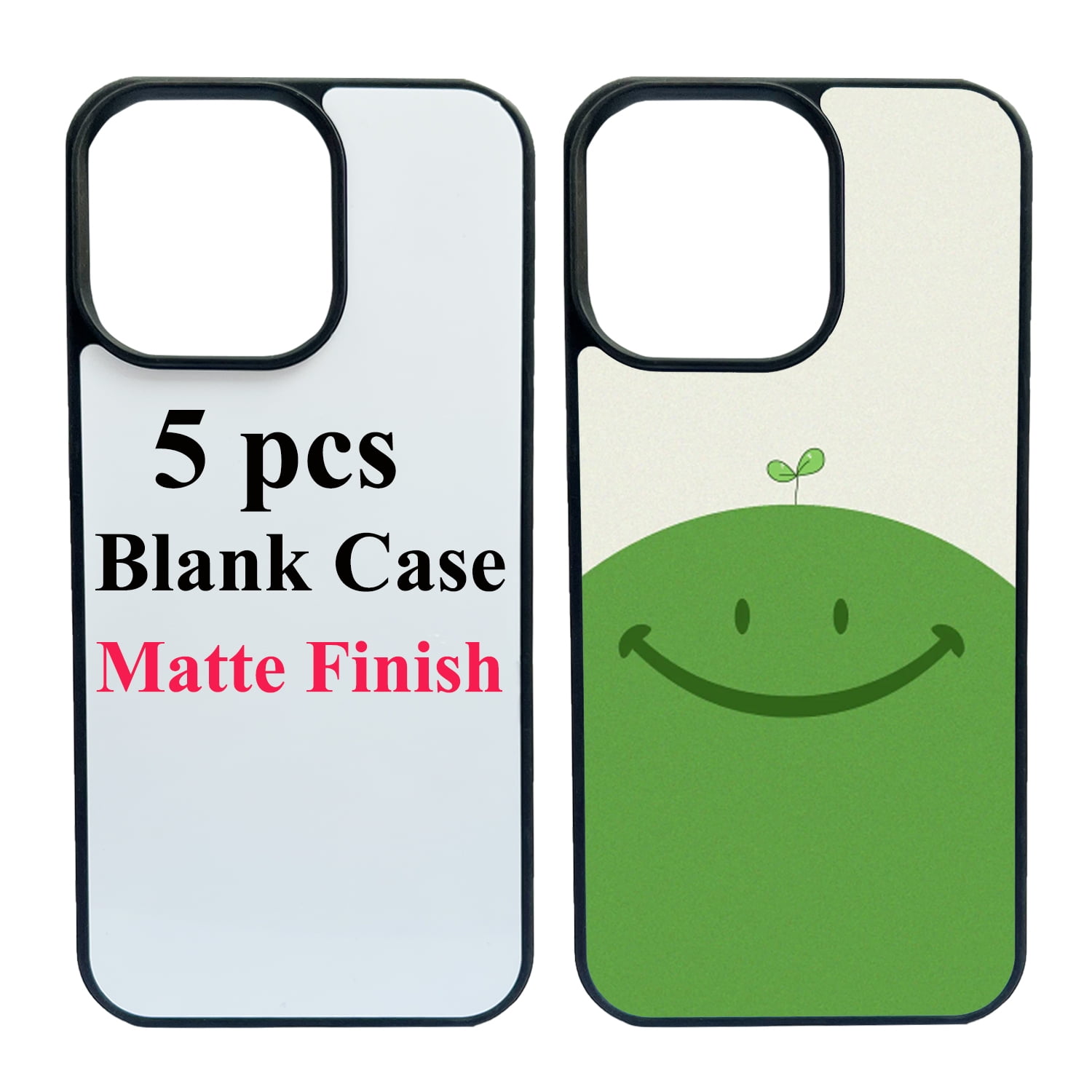 5 Packs Sublimation Blank Phone Case Covers Compatible with iPhone 14 ...