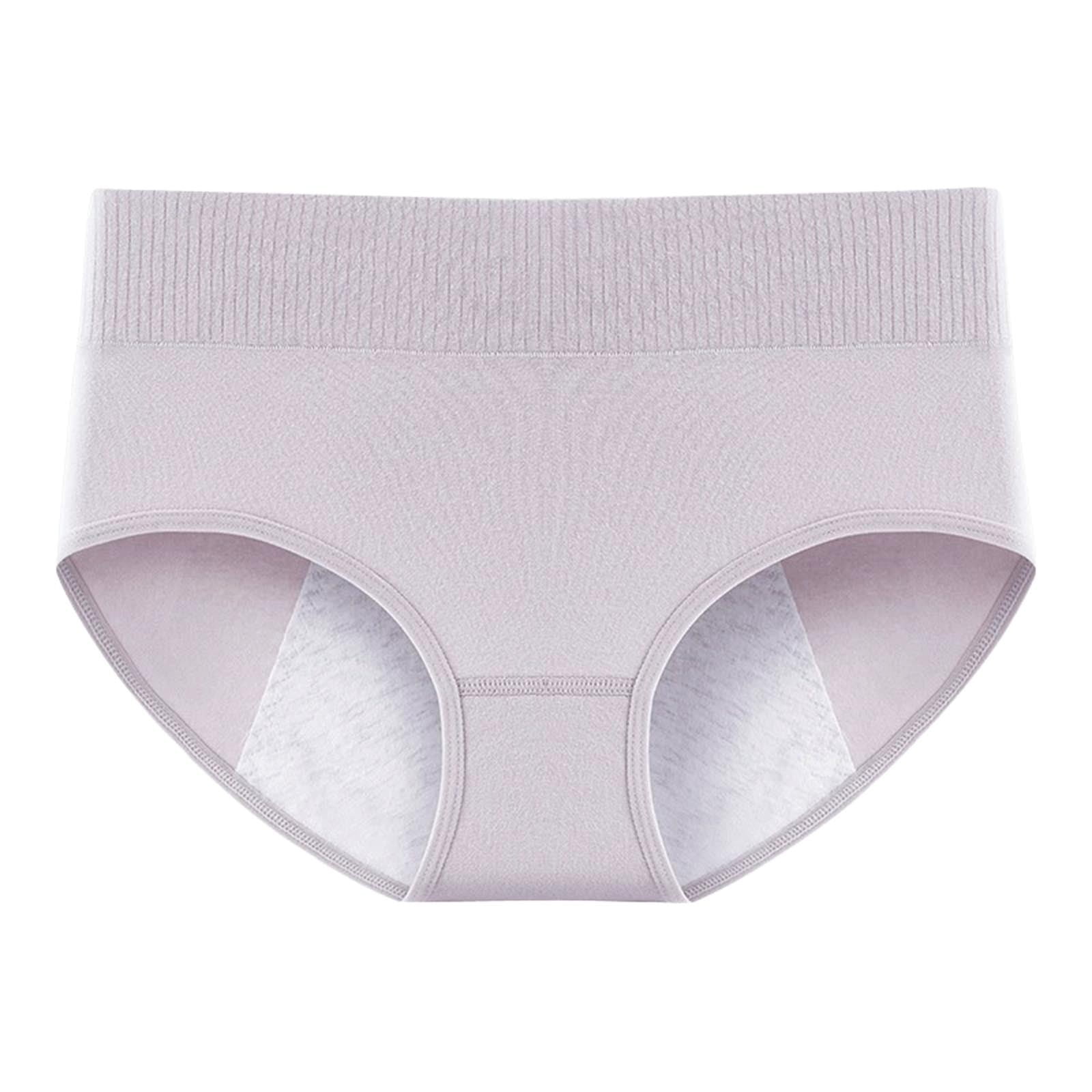 5 Packs Women's Period Underwear Pure Menstrual Three Layer Leakproof ...