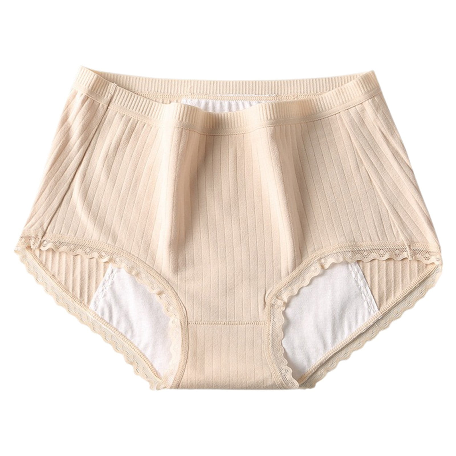 5 Packs Women's Underwear Elongated Crotch Plus Size Belly Cinching ...