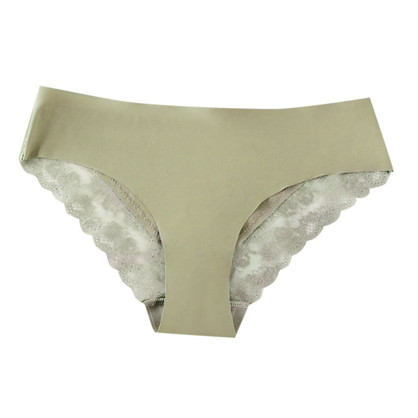 5 Packs Women's Underwear Lace Edge Seamless Comfortable Breathable ...