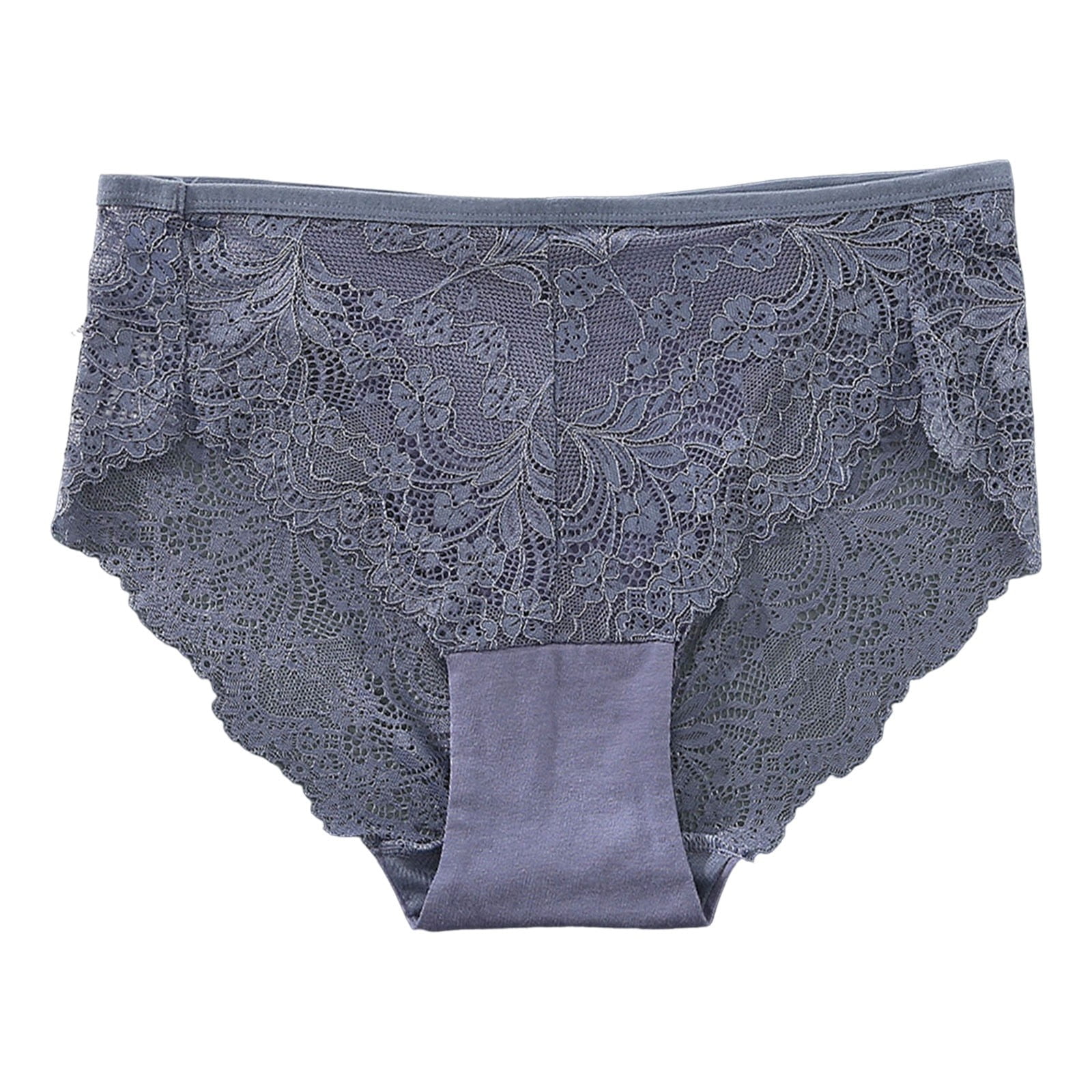5 Packs Womens Underwear Lace Stretch Ladies Hipster Briefs Panties For Women S Blue