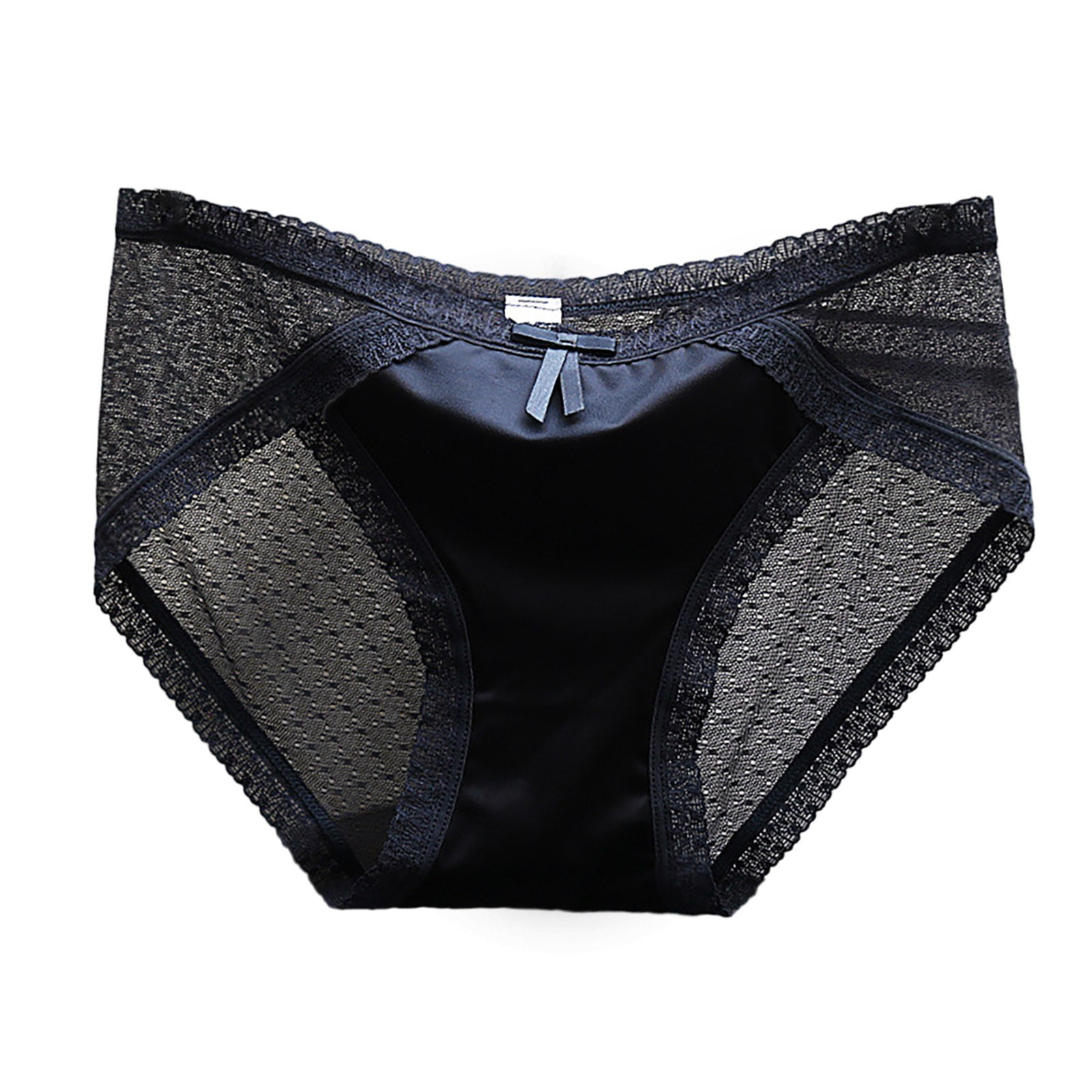 5 Packs Womens Underwear Low Waist Lace Solid Color Cotton Crotch ...