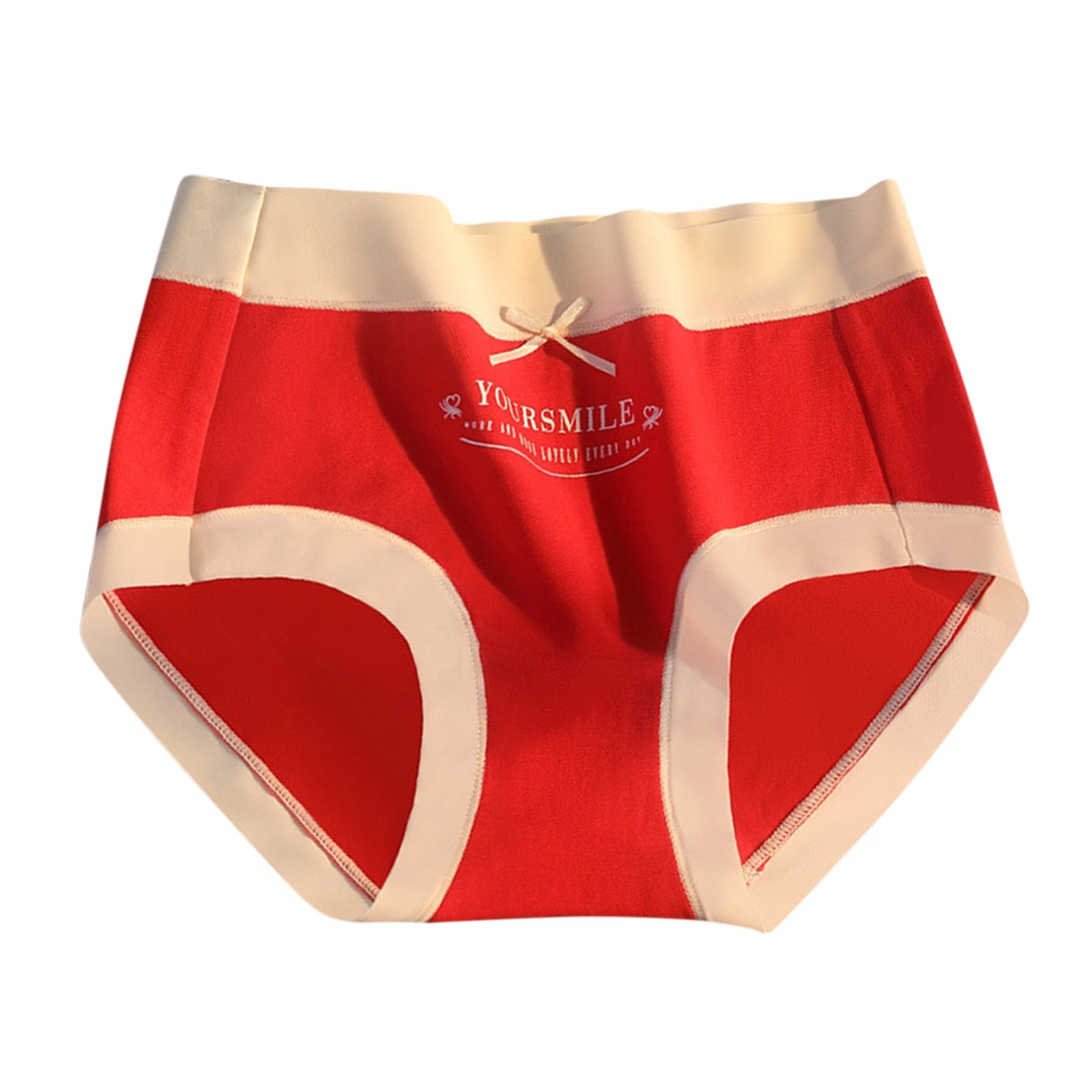 5 Packs Womens Underwear Mid Waist Abdomen Sports Breathable Raise The ...
