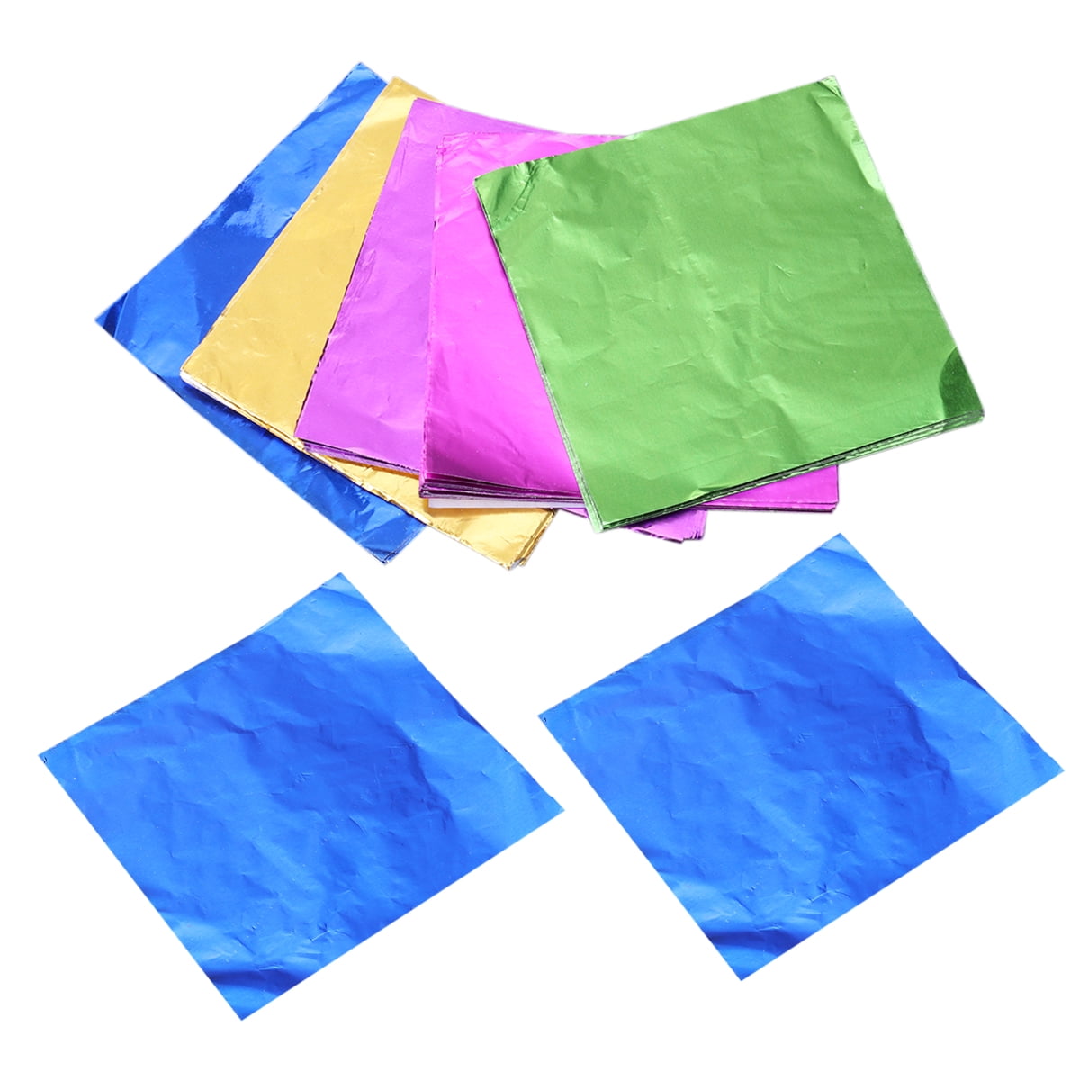 5 Packs Wrapping Paper Large Shiny Sweet Wrappers Candy Wrappers ...