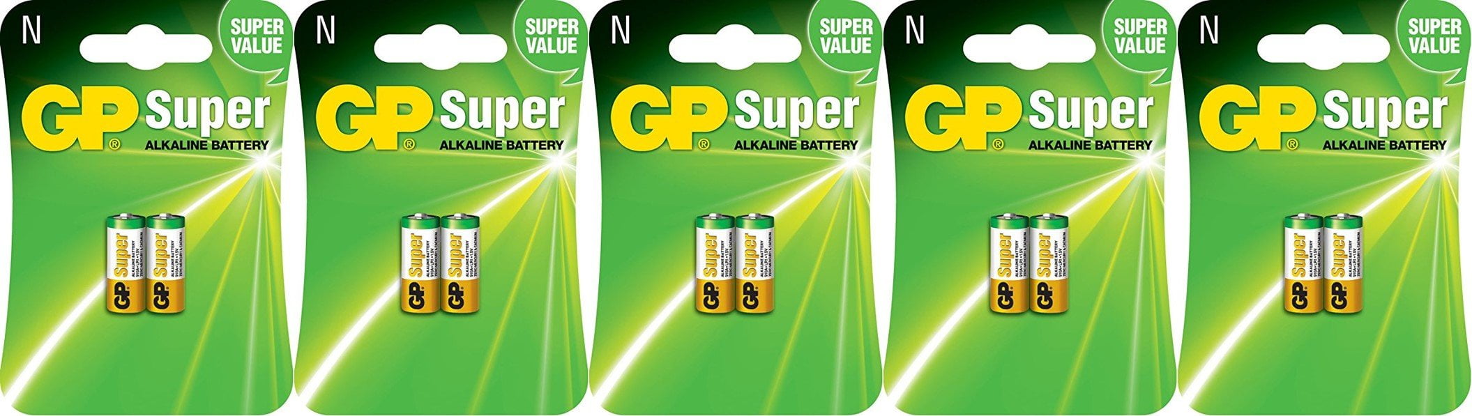 5 Packs of 2 GP Alkaline Battery Lr1 - N, 1.5V Batteries - Walmart.com
