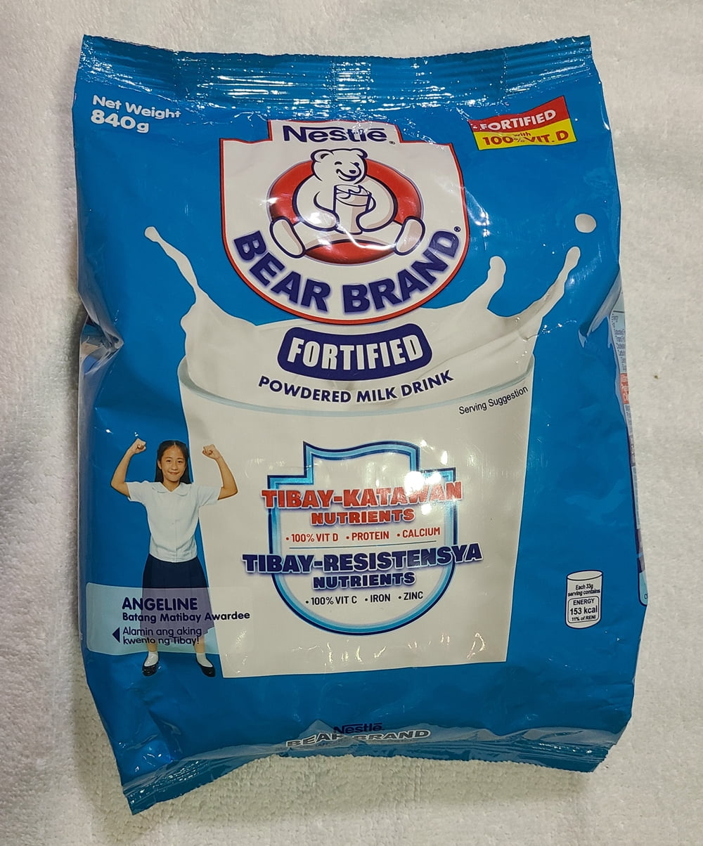 Bear Brand Whole Powdered Milk, 5 Packs, 840g Each - Walmart.com