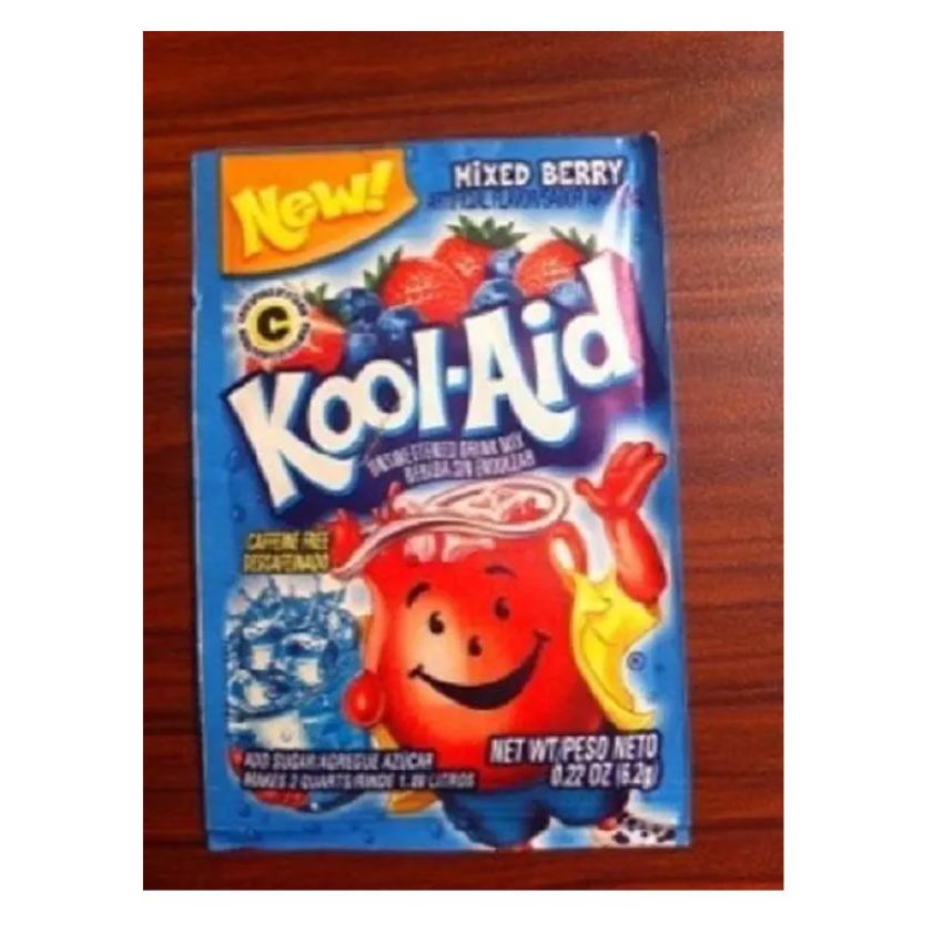 5 Packs of Kool Aid MIXED BERRY Flavor Drink Mix Packet NEW Gluten Free ...