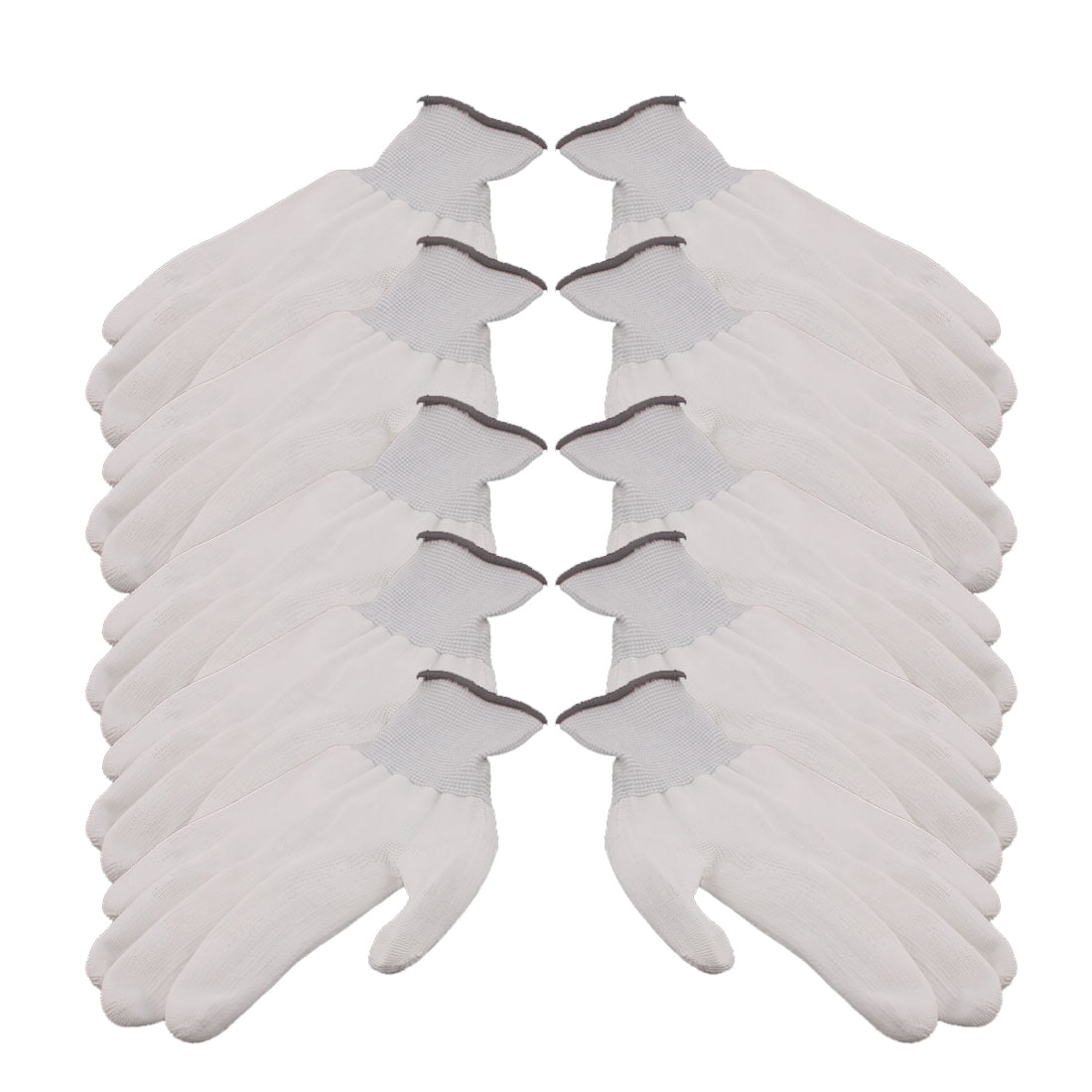 5 Pair 13 Needles Nylon Labor Protection Anti-static Non-slip Gloves ...