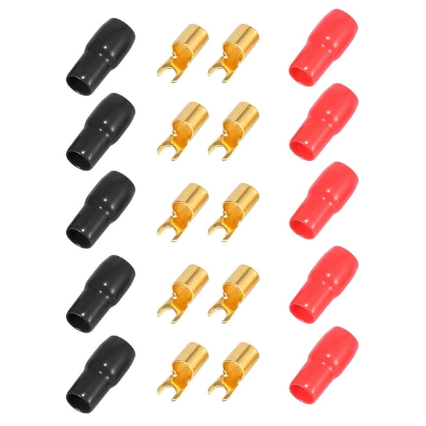 5 Pair Car 4 Gauge Strip Spade Terminal Adapter U Type Terminal for ...