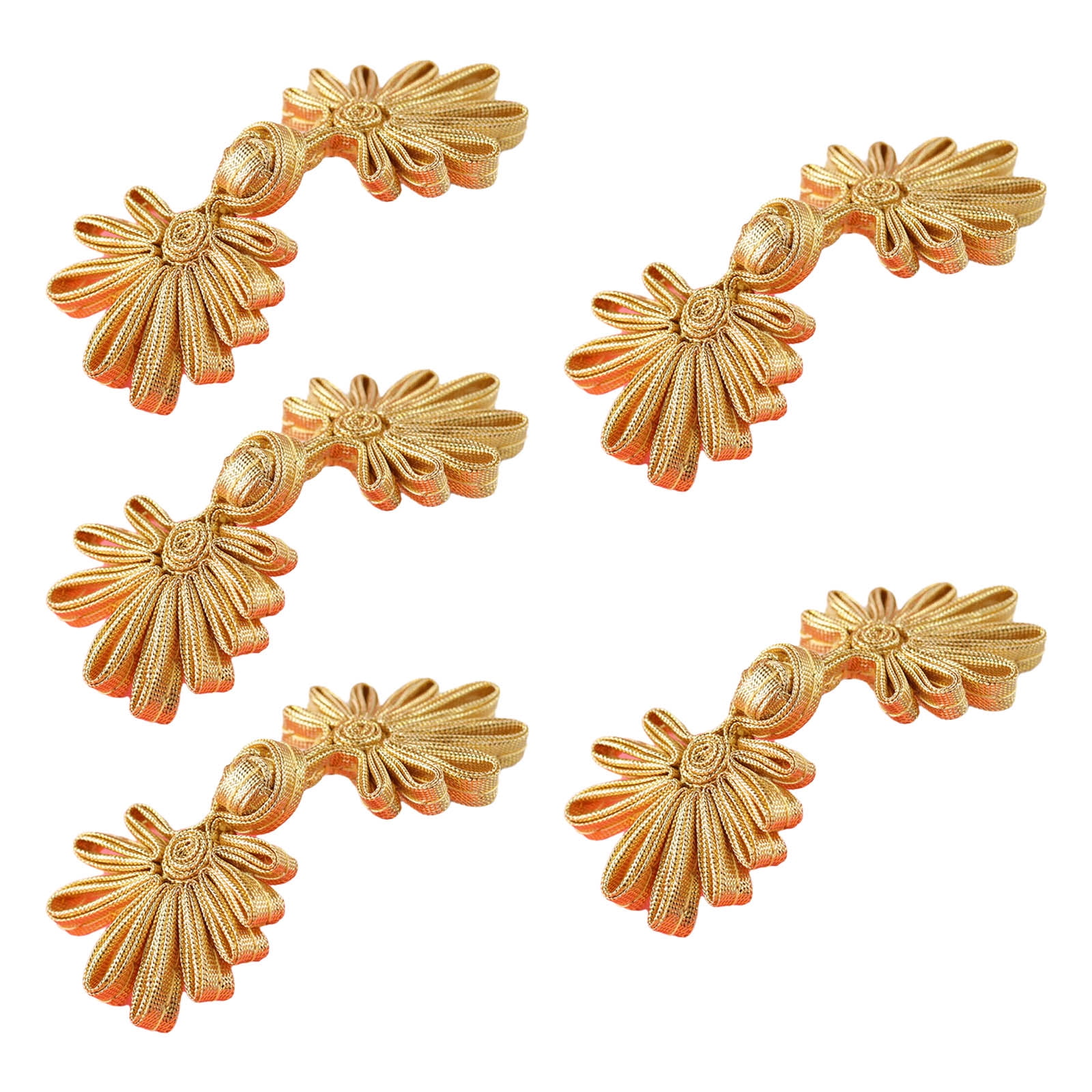 5 Pair Chinese Traditional Button Chinese Closures Button Cheongsam ...
