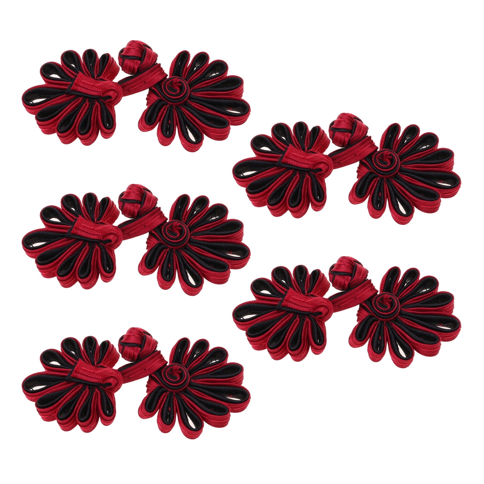 5 Pair Chinese Traditional Button Chinese Closures Button Cheongsam ...