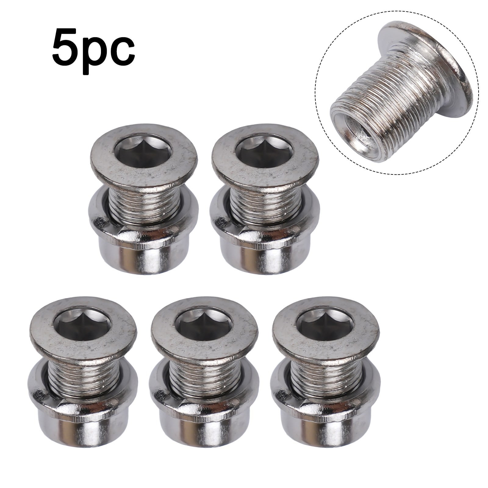 5 Pair Crankset Bolts Crank Bolts Bike Chainring Bolt Bicycle Crank ...