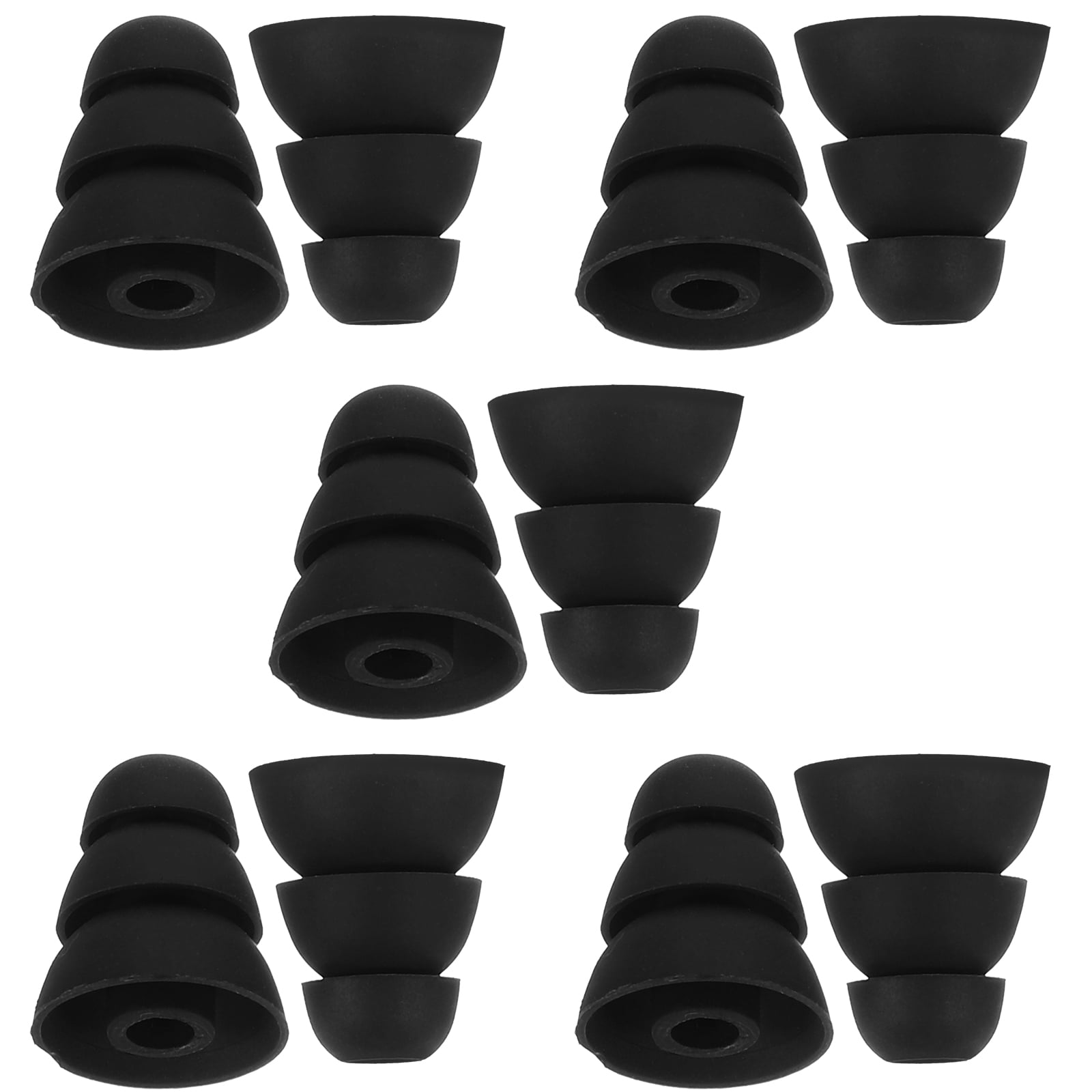 5 Pair Earbud Caps Headphone Earplugs Headsets Noise Cancelling ...