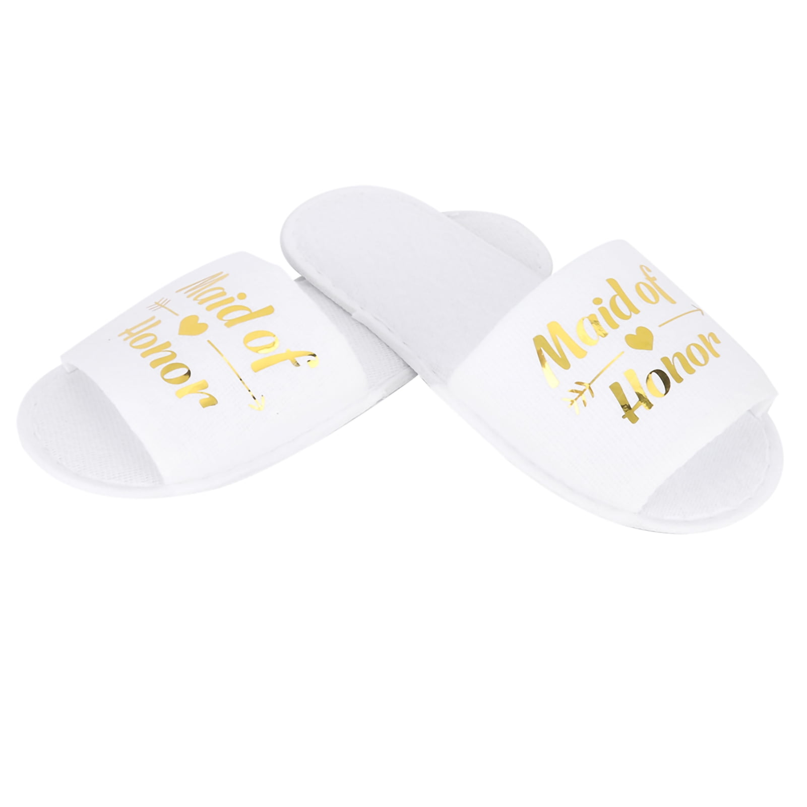 5 Pair Letters Print Disposable Slippers for Hotel Wedding Party ...