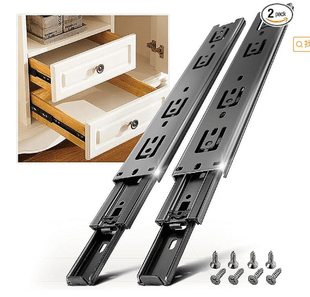 5 Pair Load Capacity Heavy Duty Locking Drawer Slides 12 14 16 Inch ...