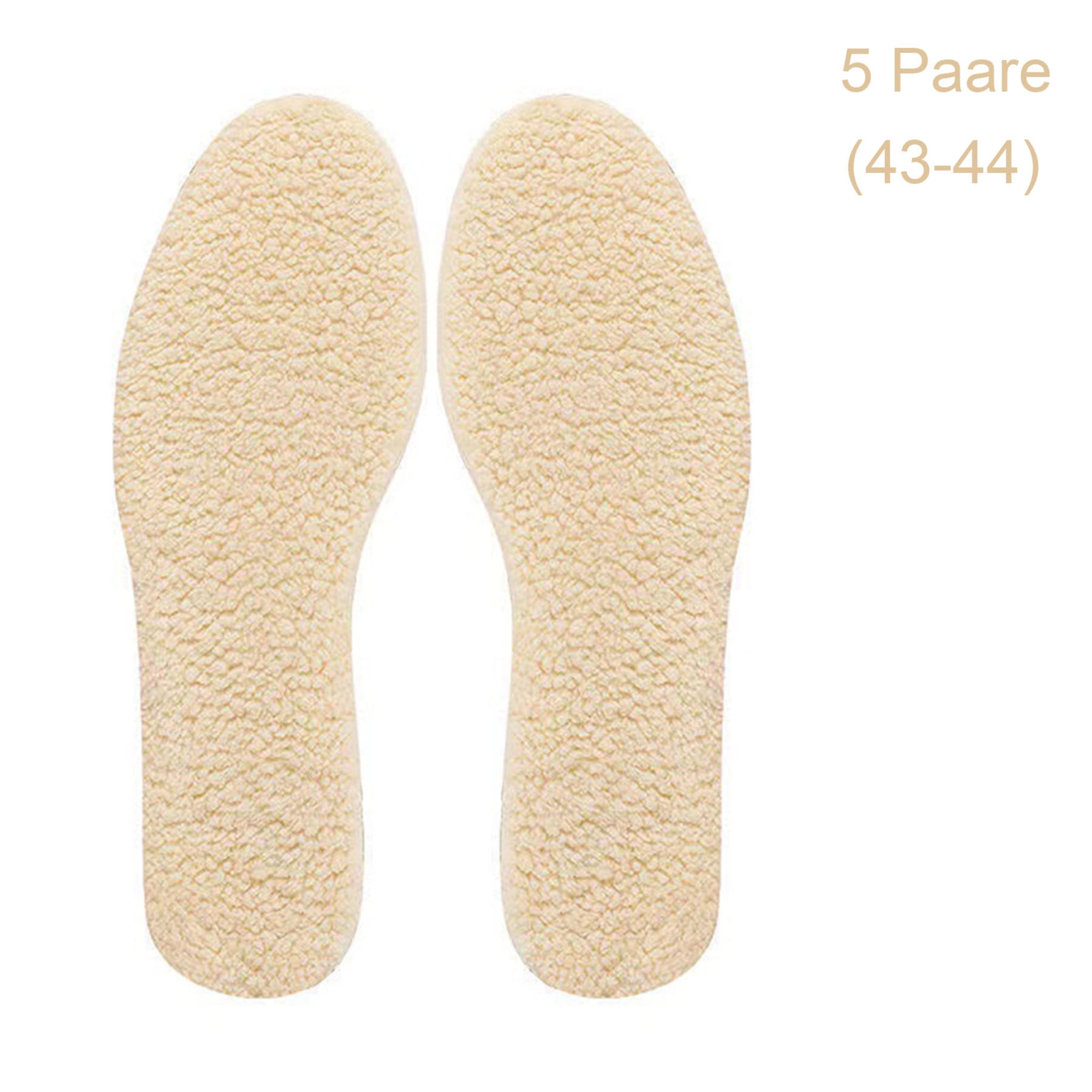 5 Pair Of Lambswool Winter Soles, Cut To Size, Extra Thick Insoles ...